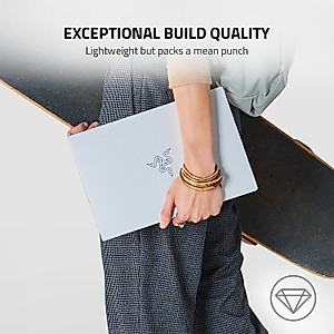 Razer Book 13 Laptop: Intel Core i7-1165G7 4 Core, Intel Iris Xe, 13.4" FHD+Touch (1920x1200), 16GB RAM, 512GB PCIe M.2 - CNC Aluminum - Chroma RGB - Thunderbolt 4- Intel Evo Certified- Mercury White