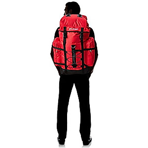 Everest Hiking Pack, Red, One Size