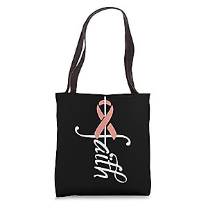 Faith Cancer Support - Ribbon Uterine Cancer Awareness Tote Bag