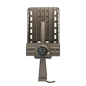 1000LED LED Shoebox Pole Light, 100W (300W Eq.) 12,000Lm, Street Light, Parking Lot Flood Light, AC110-277V, 5000 Kevin Daylight, Area Light Arm Mounted