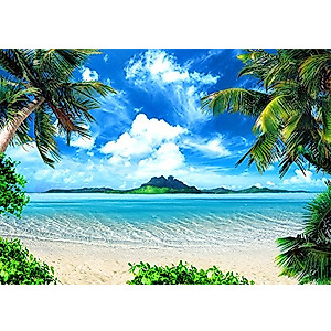 Art Studio 9x6ft Hawaii Sea Beach Photography Backdrops Ocean Photo Booth Wedding Party Decoration Background Birthday Studio Props Vinyl