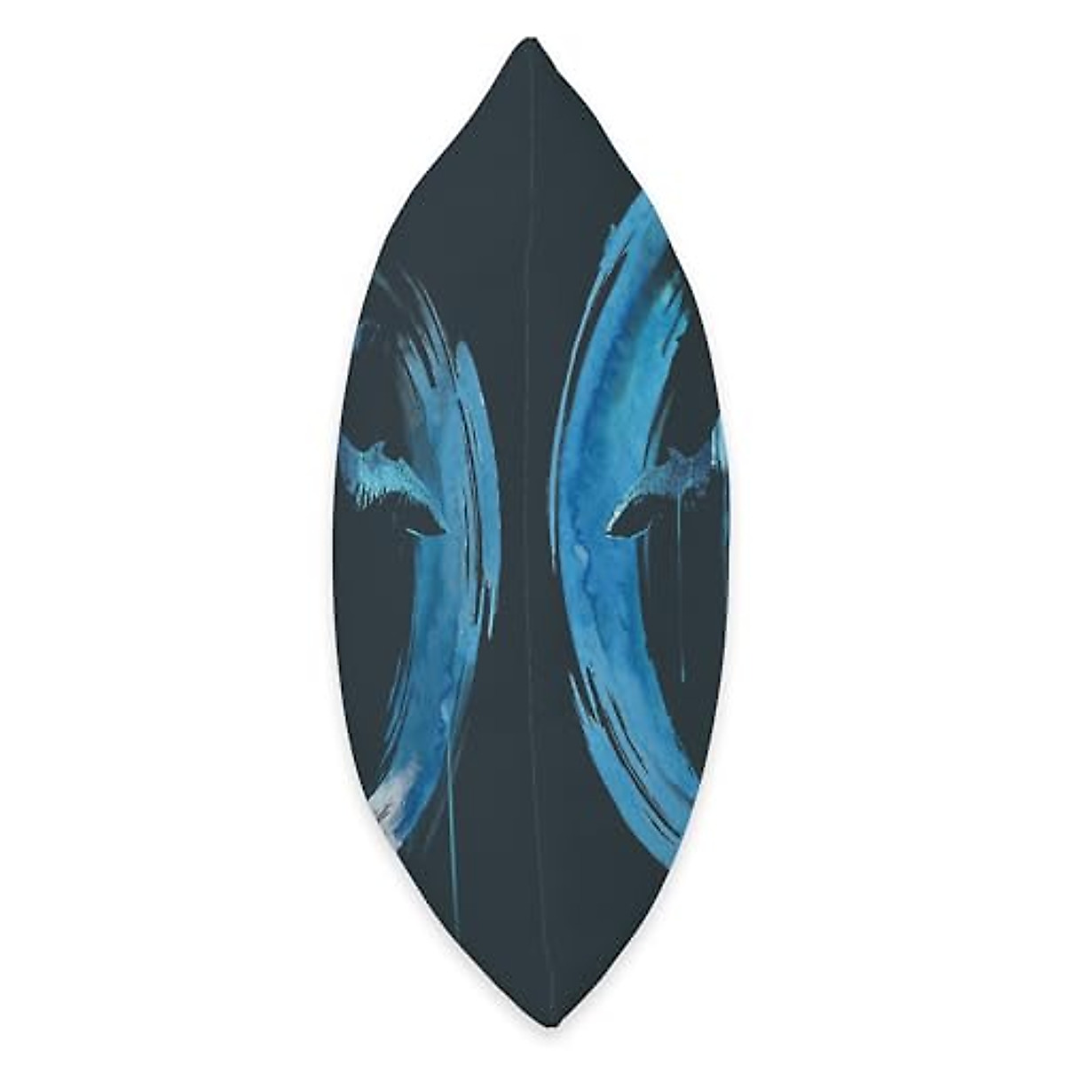 Avatar Way of Water Tulkun Tribal Art Circle Throw Pillow, 16x16, Multicolor