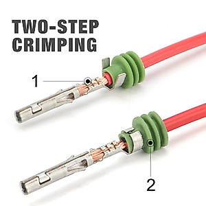 iCrimp Delphi Weather Pack Crimper, Metri Pack Crimping Tool, Wire Crimper for Sealed Weatherproof Automotive Electrical Connectors AWG14 to AWG24