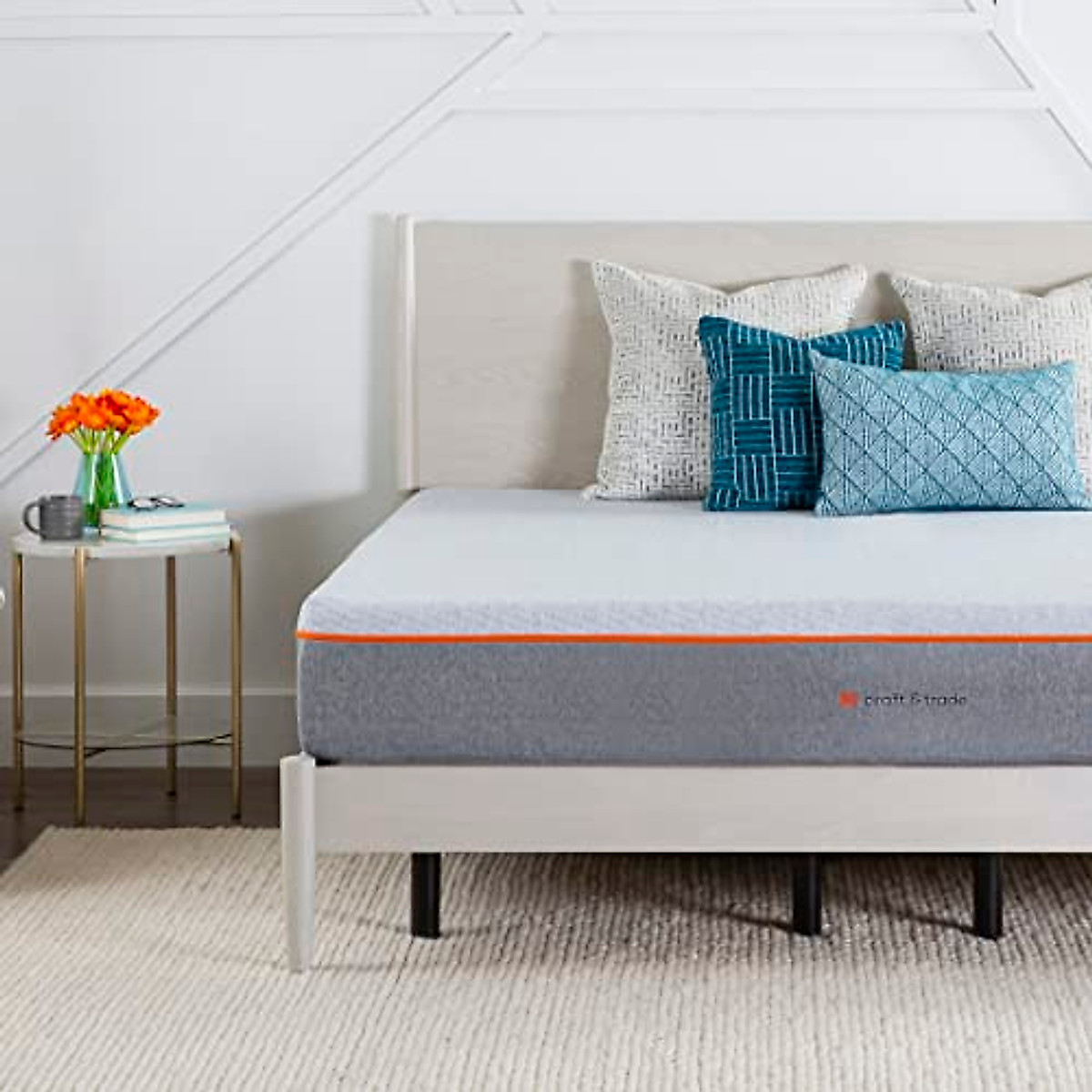 Craft & Trade Memory Foam Mattress, 12 Inch CopperGel Cooling, CertiPUR-US Certified, Bed-in-a-Box, Full