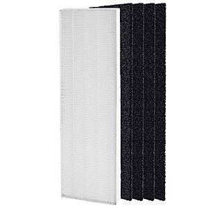 Nispira AeraMax 90 100 DX5 DB5 Filter Replacement for Fellowes Aeramax Air Purifier Part 40101701 9287001 9324001, True HEPA Activated Carbon 1 Set