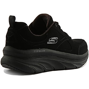 Skechers womens D'lux Walker Sneaker, Bbkblack Black, 9.5 US