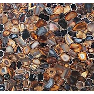 36"x24" Mix Multi Colour Agate Table Top Rectangular Table, Center Table, Coffee Table, Patio Table, Hallway Table, Living Room Furniture