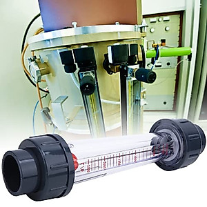 Flow Meter Gauge, Prevent Scratches 250-2500L/h Easy Reading High Accuracy Flow Meter ABS Plastic Shell for Measurement Use