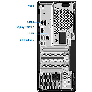 Lenovo ThinkCentre M70T Tower Desktop, Intel i7-10700 Upto 4.8 GHz, 32GB RAM, 2TB NVMe SSD, 4K UHD 630 Graphics, DVD-RW, DisplayPort, HDMI, AC Wi-Fi, Bluetooth – Windows 11 Pro, Black