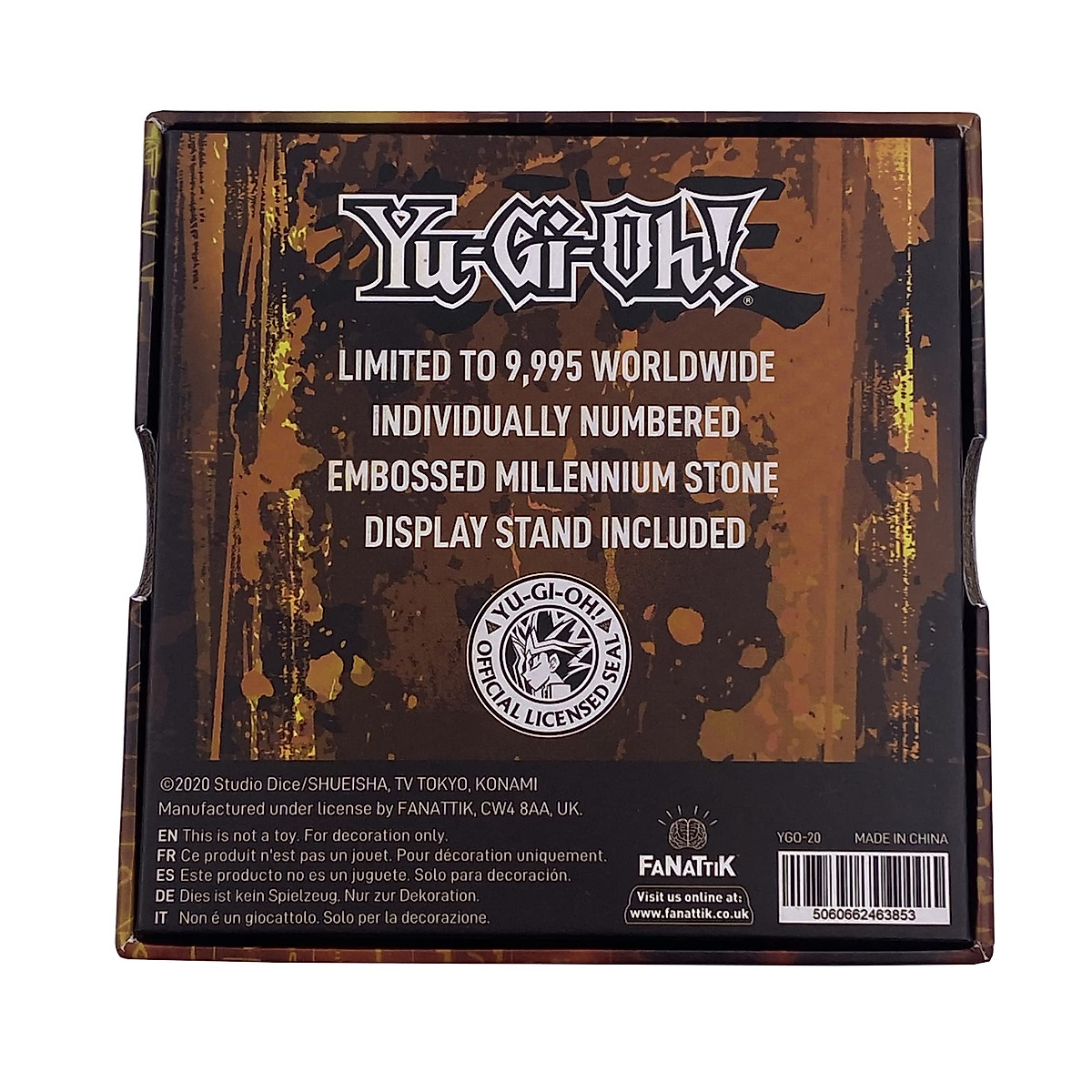 FaNaTtik Yu-Gi-Oh! Limited Edition Millennium Stone Replica