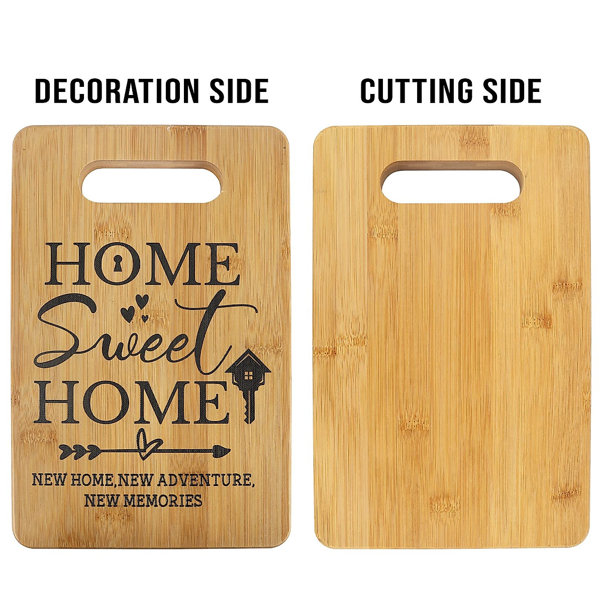 House Warming Gifts for New Home Bamboo Cutting Board Kitchen Housewarming Gift New Home Gifts for First Home New House Apartment Chopping Board Gift for Couple