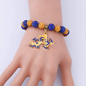 UJIMS SigmaRho Sorority Bead Bracelet SigmaRho 1922 Inspired Gift Greek Greece Sorority Gift for Her (SigmaRho Inspired Bead Bracelet)