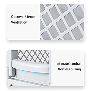 LIFOND Under Sink Storage Under Sink Organizer Storage, 2 Tier Sliding Cabinet Basket Pull Out Organizer Drawer, Kitchen Organization Cabinet Storage Rack, for Bathroom Countertop White, White