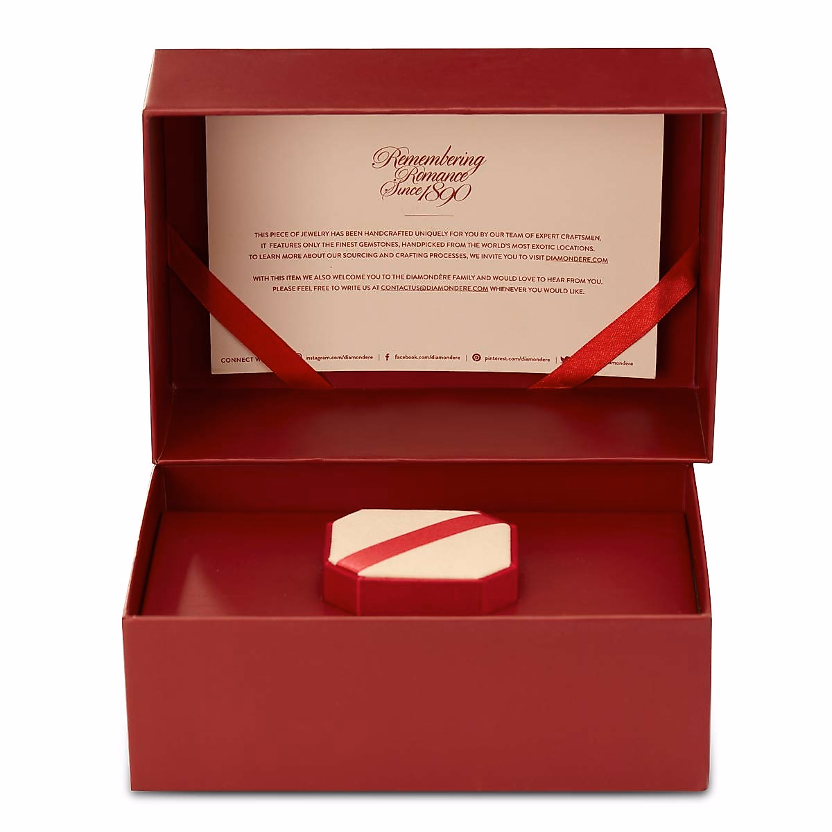 Diamondere Natural and Certified Diamond Wedding Ring in 14K White Gold | 0.39 Carat Half Eternity Stackable Band for Women, US Size 5