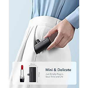 Charmast USB C Portable Charger Power Bank, Battery Pack 5000mAh, 20W PD 18W QC 3.0 Fast Charging Portable Phone Charger for Samsung Galaxy S21, S20, S10, Note 20, Moto, Google Pixel, LG, and More