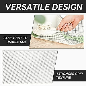 RAY STAR Shelf Liner, Non-Adhesive Refrigerator Liners for Shelves Washable 12 * 120 inch, Vinyl Shelf Drawer Liner Non-Slip Bathroom Cabinet Liner for Kitchen/Storage/Desks (Green Circle)