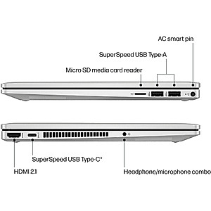 HP 2023 Newest Pavilion x360 Laptop, 2-in-1 14 inch FHD IPS Touch Screen, 10 Core Intel Core i5-1235U, 8GB RAM, 512GB SSD, Backlit Keyboard, Fingerprint Reader, Windows 11 Home, Bundle with JAWFOAL