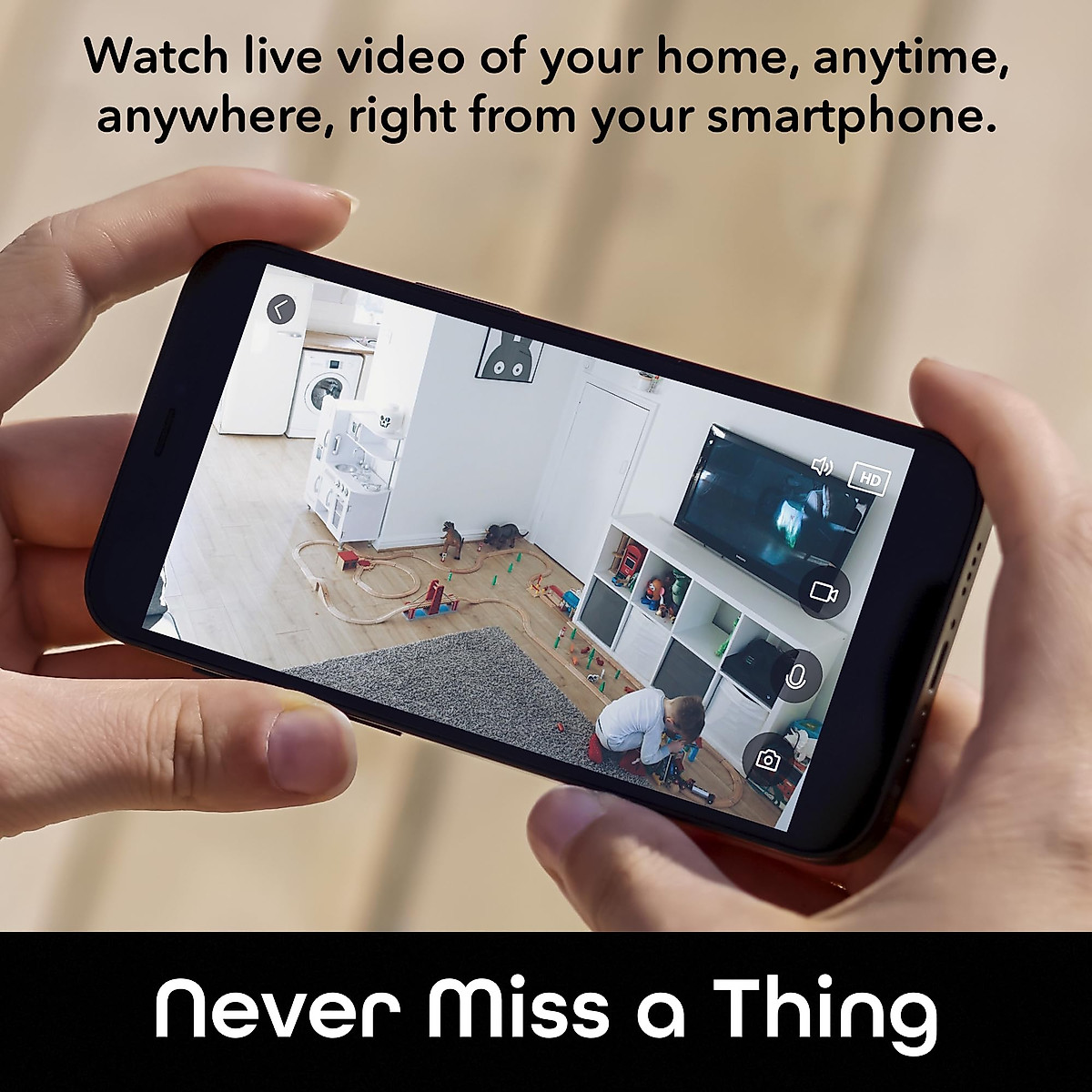 Geeni Aware 1080p HD Smart Camera – Indoor Home Security Camera – No Hub Required – Motion Detection Camera – Smart Camera Works with Amazon Alexa and Google Home, Requires 2.4 GHz Wi-Fi