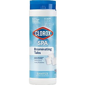 Clorox Spa 20001CSP Brominating Tablets, 1.5-Pound