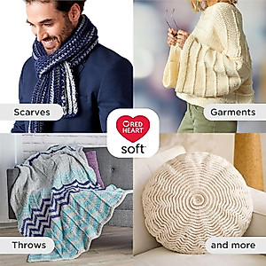 Red Heart Soft Yarn, Black (E728.4614)