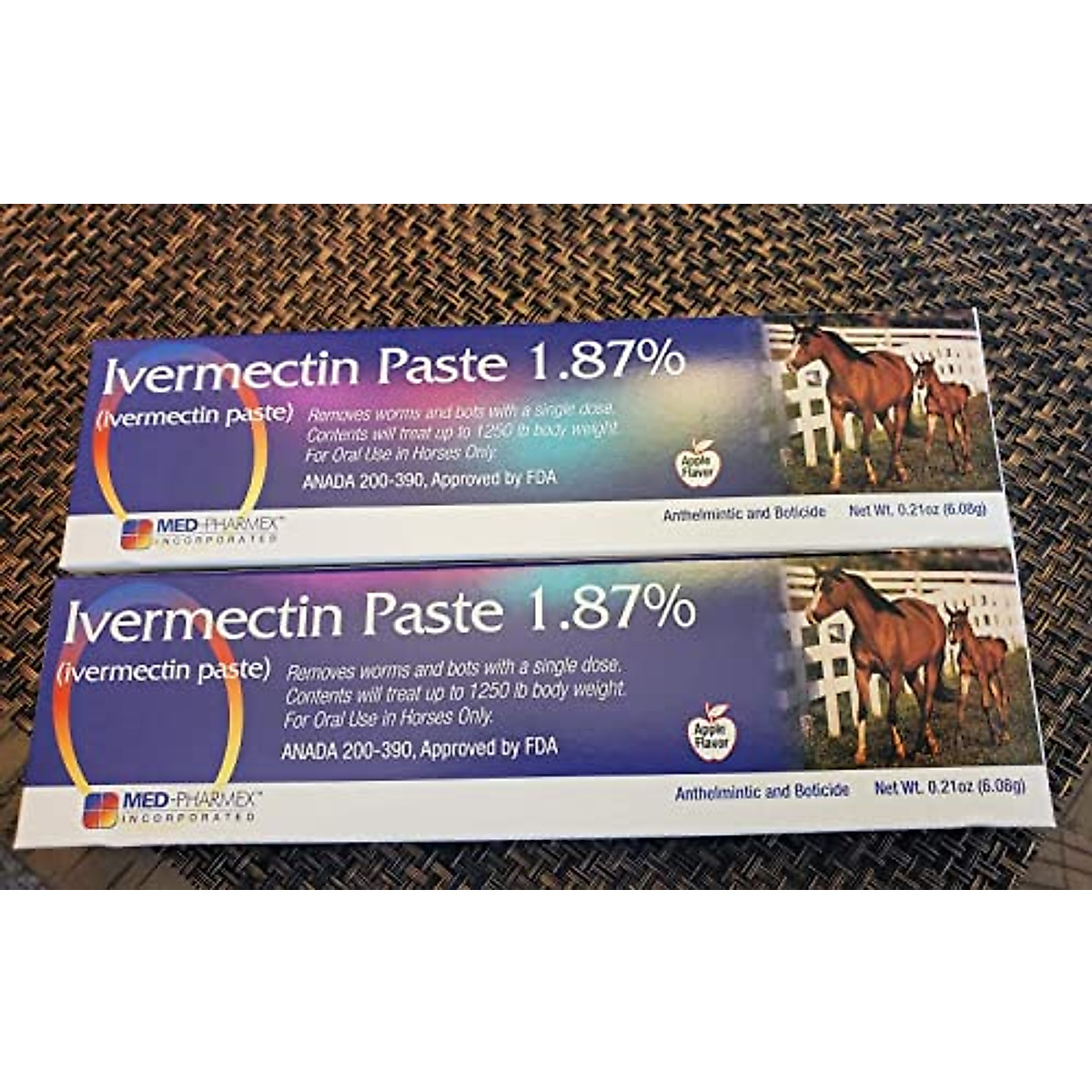 Ivermectin 2 Pack Paste 1.87%