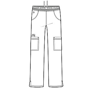 Med Couture Women's Yoga Pull-On Pant with 7 Pockets Ultra-Soft Rib-Knit Waistband and 2-Way Stretch Technology - MC7739, S, Lilac