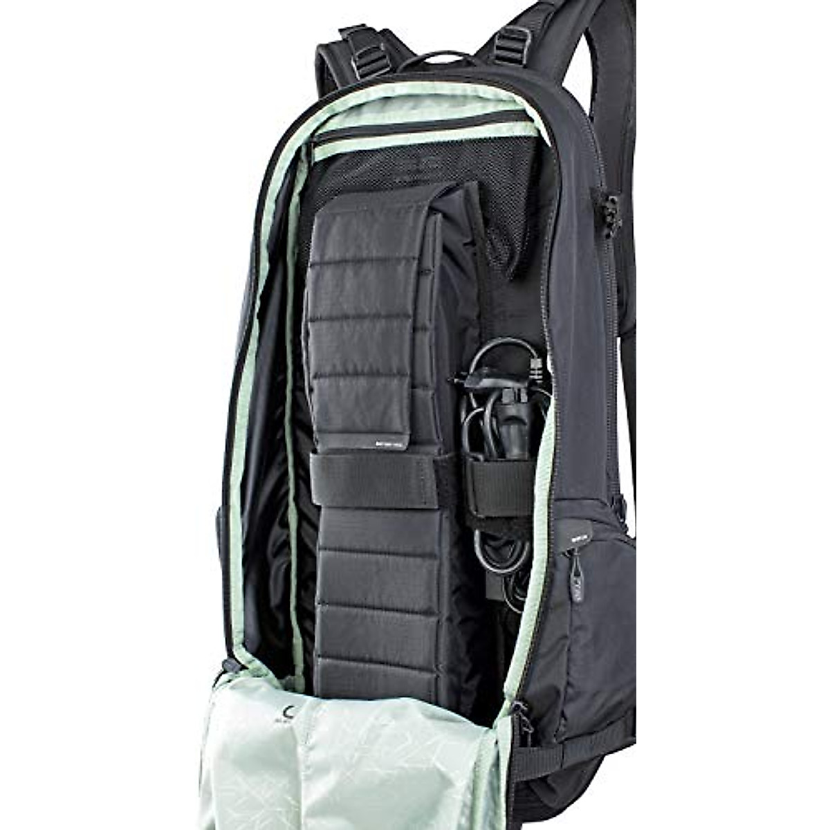 EVOC Sports Fr Trail E-ride Protector Backpacks, Unisex, 100114100-M/L, Black, M/L