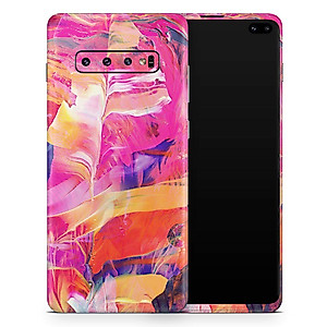 DesignSkinz Liquid Abstract Paint Remix V68 Protective Vinyl Decal Wrap Skin Cover Compatible with The Samsung Galaxy S20 (Screen Trim & Back Glass Skin)