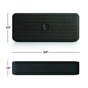 Soundfreaq Pocket Kick, SFQ-10: Portable Wireless Bluetooth Speaker & Speakerphone, with Built-in Microphone, Rechargeable Battery, 10H Play Time, Pocket Size, for iPhones & Android Smart Phones