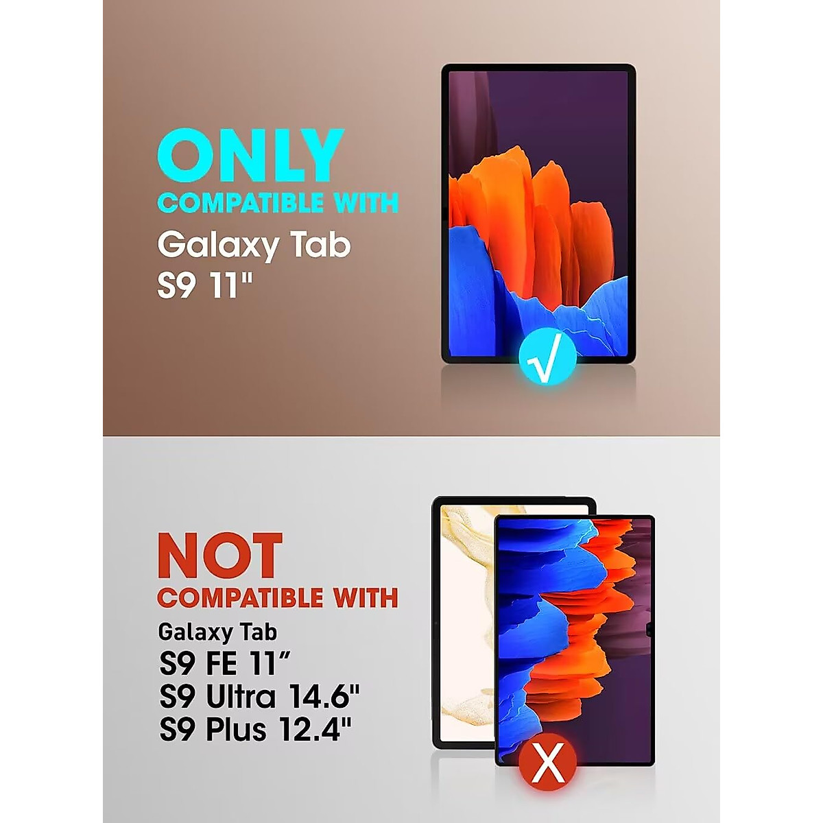 SUPCASE for Samsung Galaxy Tab S9 11 inch Case with Stand (Unicorn Beetle Pro), [Built-in Screen Protector & S Pen Holder] Full-Body Heavy Duty Rugged Tablet Cover for Galaxy Tab S9 11'', Black