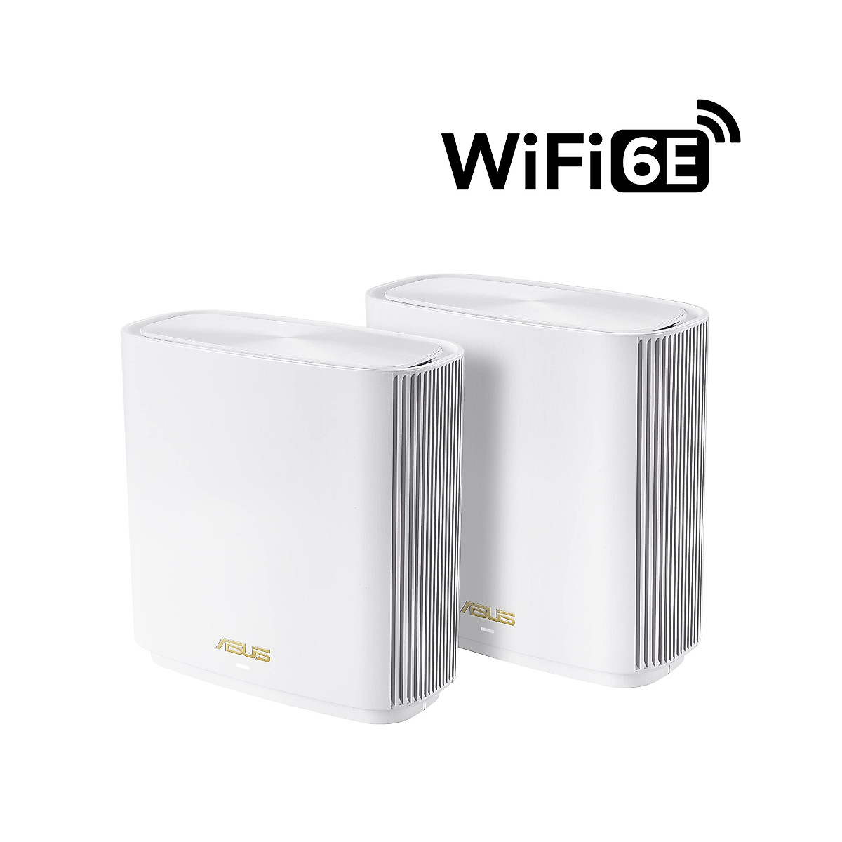 ASUS ZenWiFi Whole-Home Tri-Band Mesh WiFi 6E System (ET8 2PK), Coverage up to 5,500 sq.ft & 6+Rooms, 6600Mbps, New 6GHz Band, AiMesh,Instant Guard