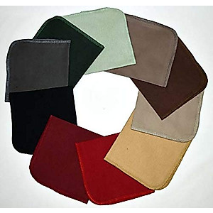 1 Ply Cotton Flannel 12x12 Inches Set of 10 Earthtones Napkins