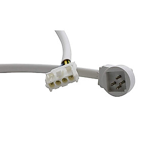 KITCHEN BASICS 101 WR30X10093 Ice Maker Kit Replacement for GE Refrigerator & 15 ft Universal Ice Maker Flexible Braided Stainless Steel Water Supply Hose Connector, 1/4 x 1/4 Compression Fittings