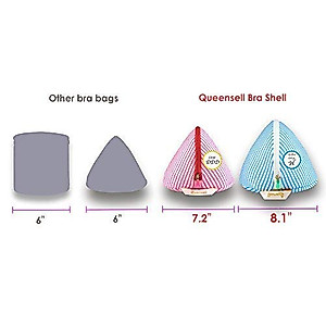 Bra Bags For Laundry - Bra Bag for Washing Machine - Set of 3 - Bra Washing Bags for Laundry - Bra Laundry Bags for Washing Machine – Lingerie bag for Washing Machine –Bra Pouch Mesh Bag - Extra Large H