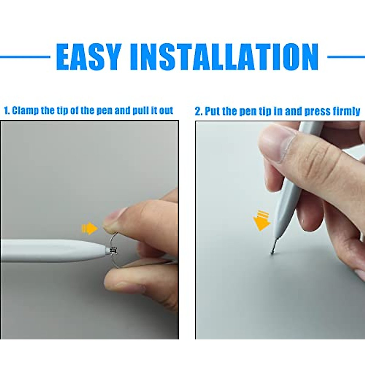 No Worn Out Titanium Alloy Replacement Maker Tips fits for Remarkable 2 Maker Stylus Pen, Ballpoint Smooth Note Taking Fine Backup Nibs ,2 Pcs