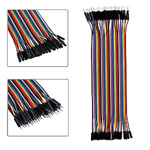 Geekstory 5 PCS Micro SD Card Module Mini TF Card Adapter with Memory Storage Breakout Board SPI Interface Driver + 40 PCS Female to Male Dupont Cable Line for Arduino Raspberry Pi