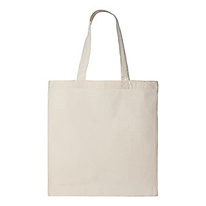 Set of 6 Blank Cotton Tote Bags Reusable 100% Cotton Reusable Tote Bags Natural
