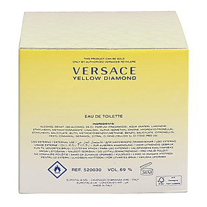 Versace Yellow Diamond Eau De Toilette Spray 50ml/1.7oz