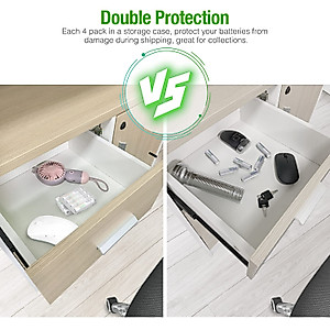 EBL 12 Counts Ni-MH Rechargeable AAA Batteries 1.2V Pre-Charged with Storage Box(800mAh)