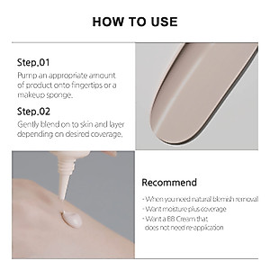 gadi place Incellderm Daily Aqua BB Cream 30g | Blemish Balm | Beauty Balm | Face Makeup for All Skin Types | K-Beauty