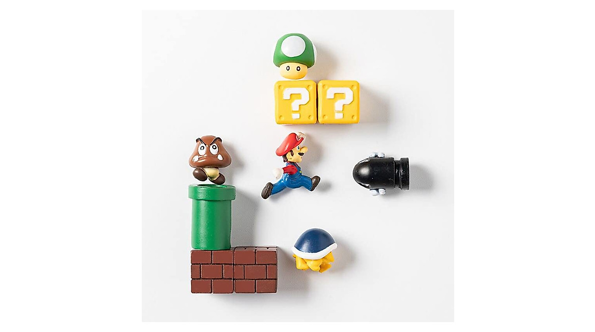 Super Mario Fridge Magnets Set - 20 Vibrant Character Magnets