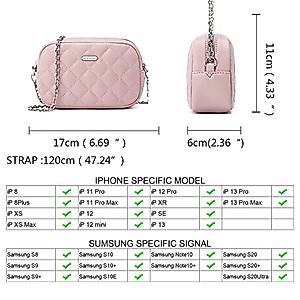 DAVIDJONES Faux Leather Hobo Purse and Wallet set for women Mini Quited Cute Crossbody Bags