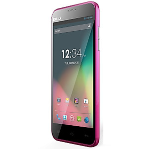 BLU Dash 5.0 D410a Unlocked Dual SIM GSM Phone (Pink)