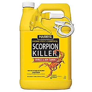Harris Scorpion Killer, Liquid Spray with Odorless and Non-Staining Extended Residual Kill Formula (Gallon)