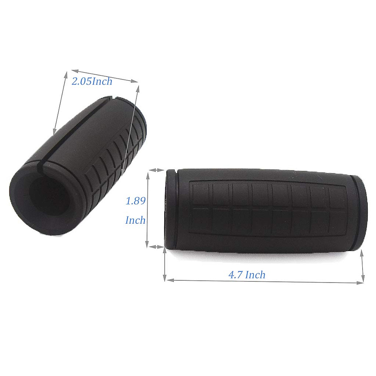 yuhqc Weight Bar Grips Fit Standard Barbell, Dumbell Handles, Thick Bar Training Adapter for Weightlifting & Cable Attachments Fitness Training Rope Grips for Body Arm Forearm Builder Strength(Black)