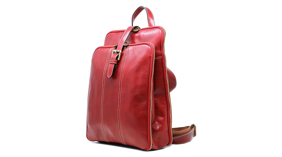 Floto Venezia Leather Backpack - Classic Italian Style