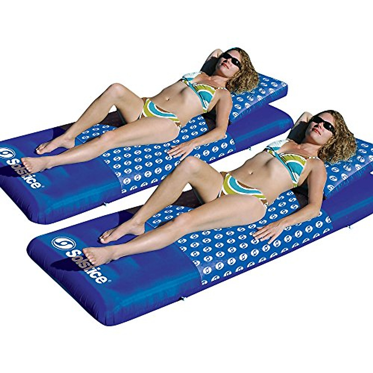 Solstice Designer Mattress Swimming Pool Float, 2-Pack