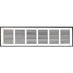 Fits 30x8 Duct Opening | Steel Return Air Grille by Handua | Vent Cover Grill for Sidewall and Ceiling | White | HVAC Cold Air Intake Grille | Outer Dimensions: 31.75"W X 9.75"H