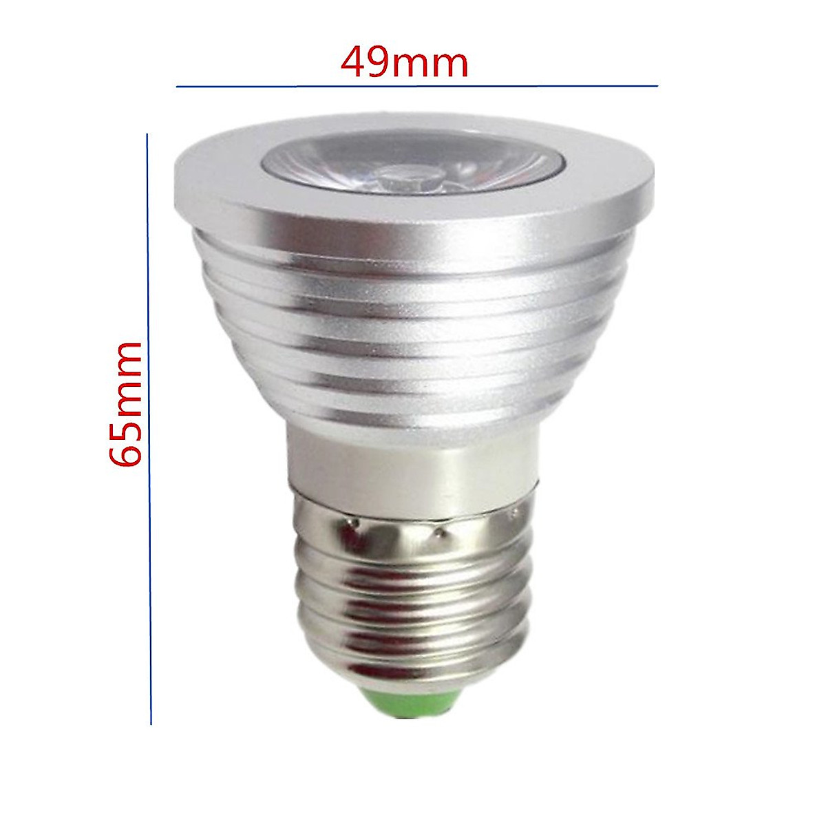 OMTO E26/E27 3W RGB Color Changing Spotlight with IR Remote Control Mood Ambiance Lighting Colorful LED Light Bulbs,Dimmable 85-265V (Pack of 5)