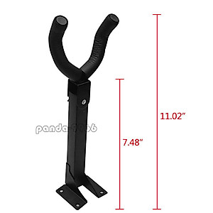 BULLETSHAKER Guitar Hanger Wall Mount Hook Stand 180° Adjustable w/Slat Wall Adapter 10pcs